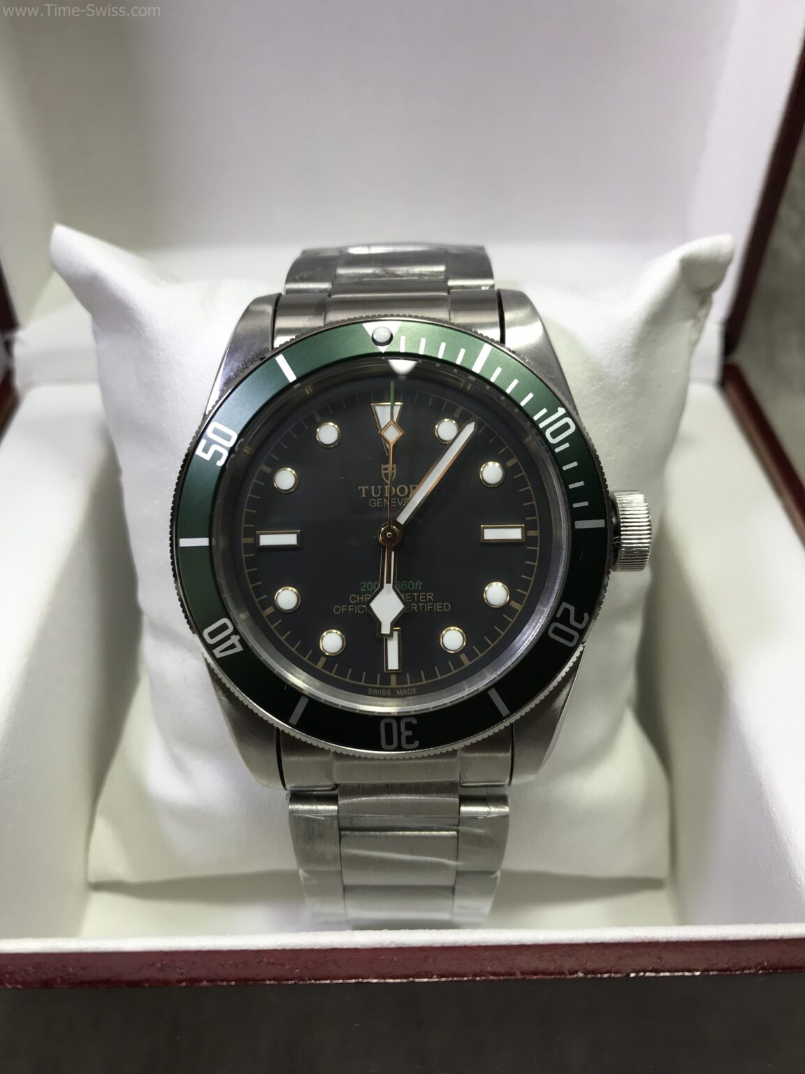 Tudor Heritage Black Bay Green Bezel | https://time-swiss.com