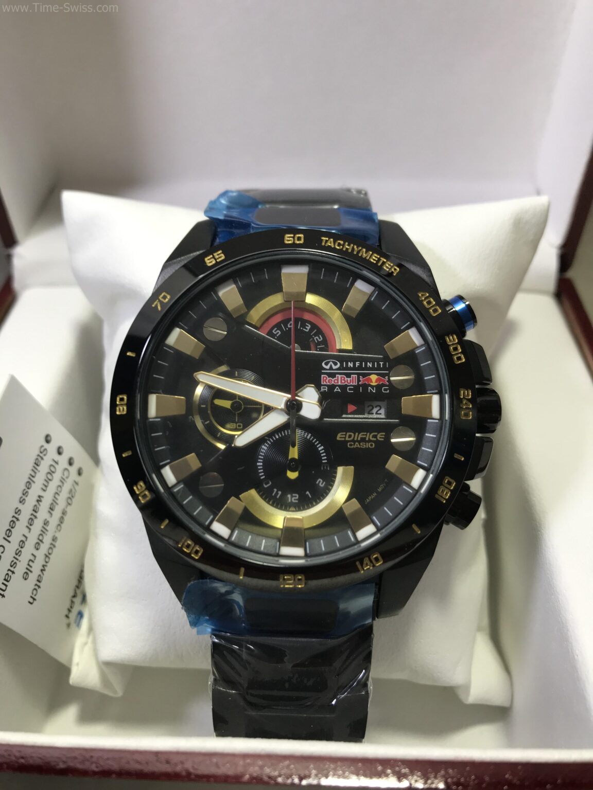 Casio Edifice EFR-540 PVD Black Dial | https://time-swiss.com