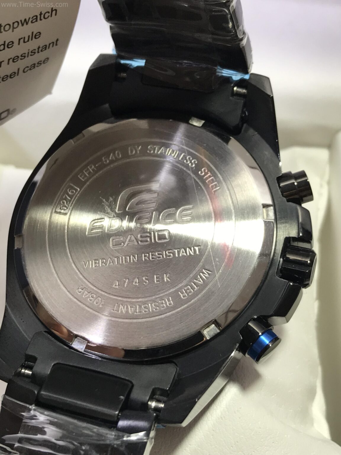 Casio Edifice EFR-540 PVD Black Dial | https://time-swiss.com