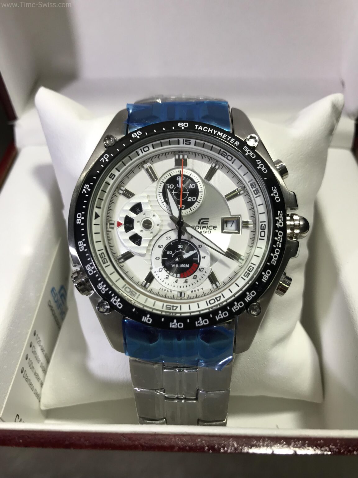 Casio Edifice EFR-543 White Dial | https://time-swiss.com