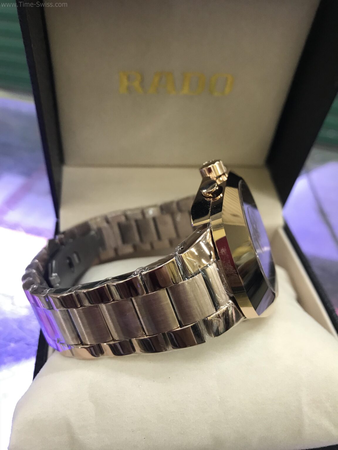 Rado Diastar Chronograph Rose Gold Black Dial | https://time-swiss.com