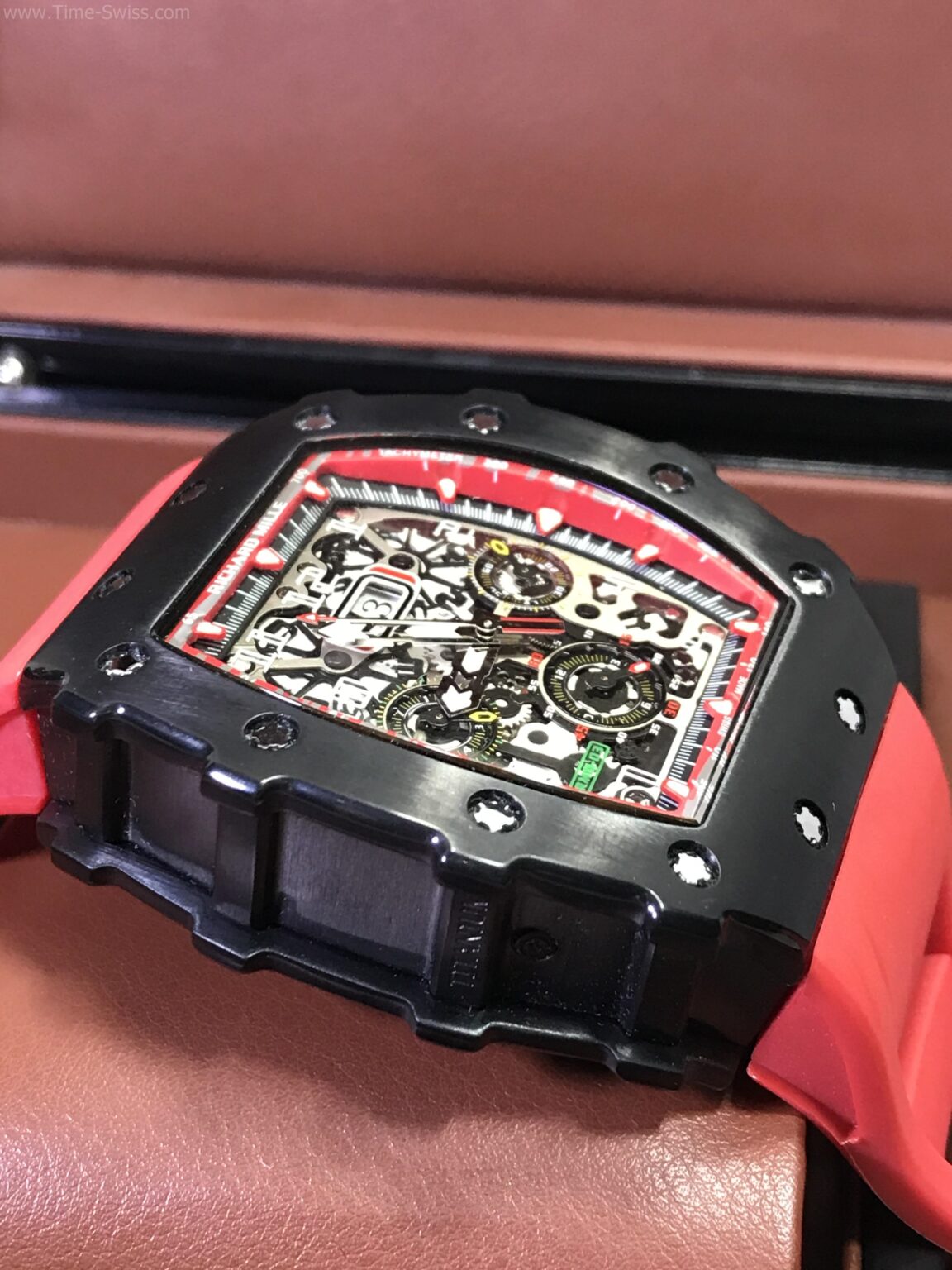 Richard Mille RM011-03 PVD Red Rubber 40mm | https://time-swiss.com