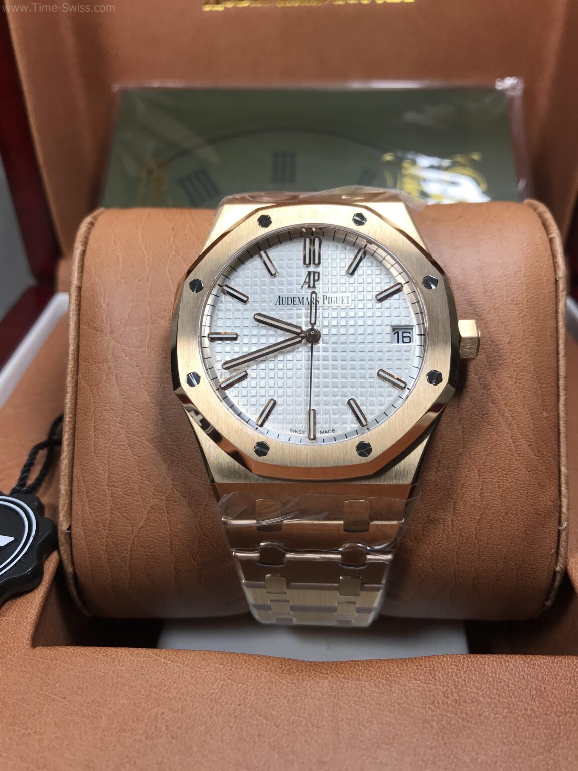 Audemars Piguet 15500 Offshore Rose Gold White Dial 41mm ZF Swiss ...