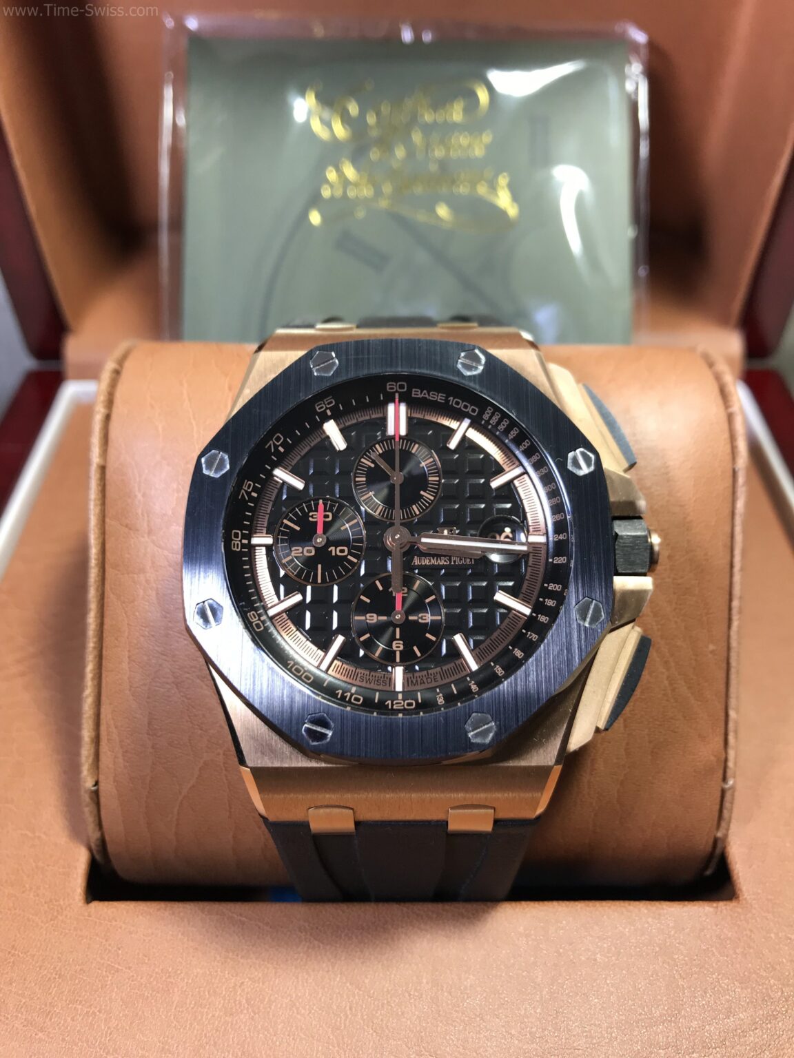 Audemars Piguet A2136 Michael Schumacher Rose Gold Black Dial 44mm JF Swiss | https://time-swiss.com