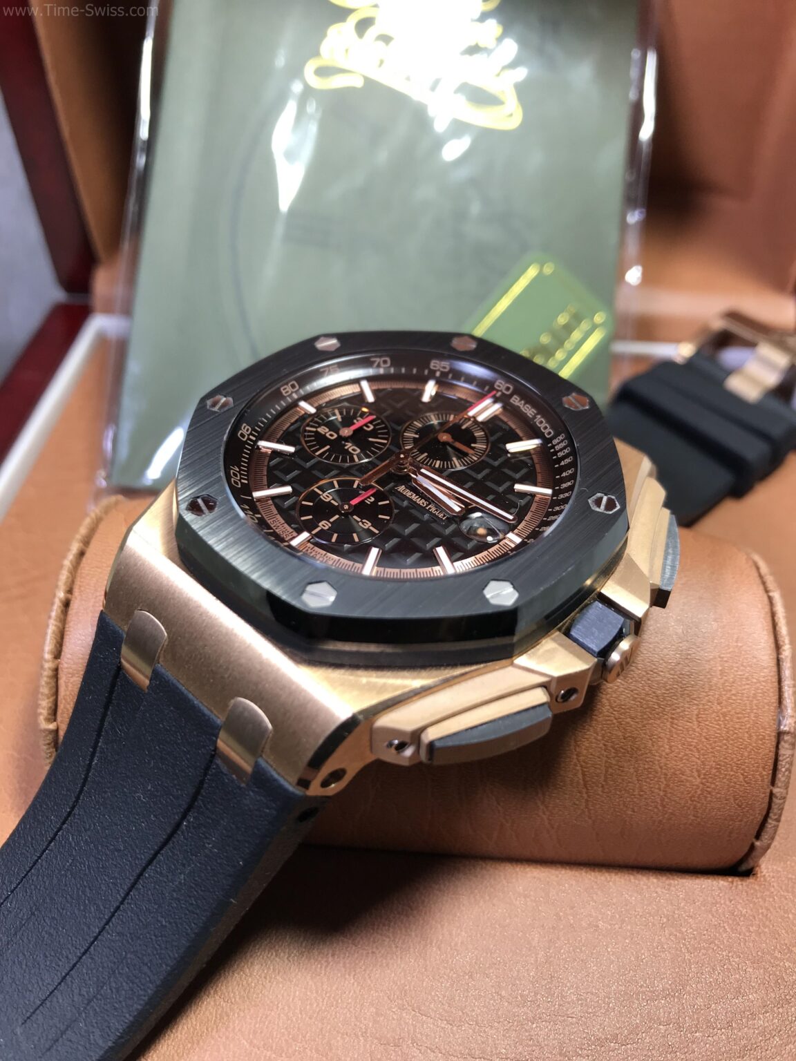 Audemars Piguet A2136 Michael Schumacher Rose Gold Black Dial 44mm JF Swiss | https://time-swiss.com