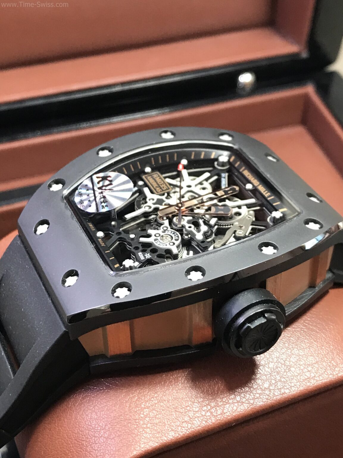 Richard Mille RM035 Black Toro Ceramic 39mm KV Swiss | https://time-swiss.com