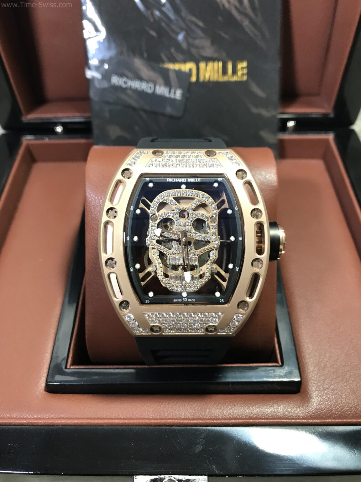 Richard Mille RM052 Rose Gold Diamond Skeleton Dial 42mm Swiss | https ...