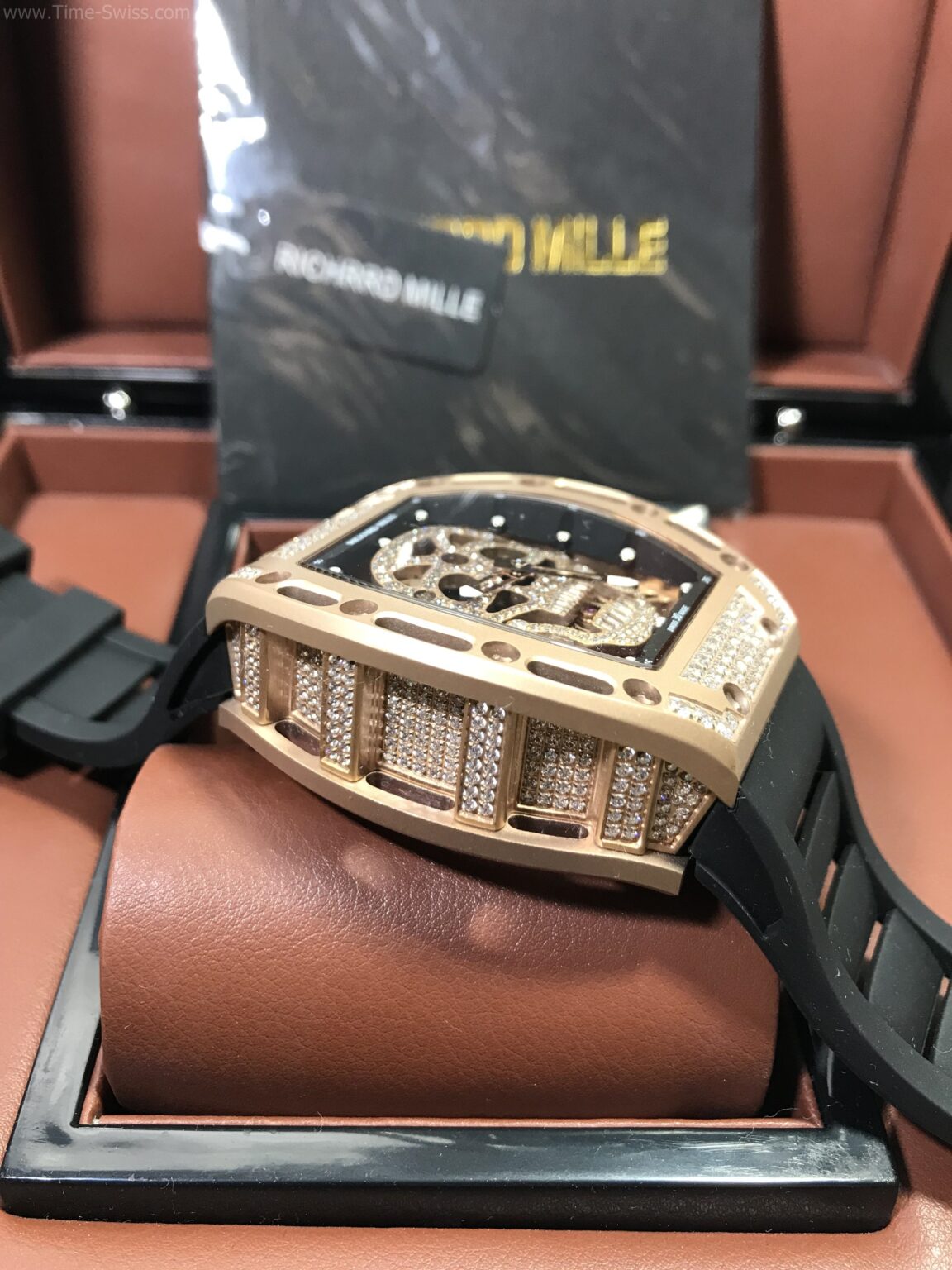 Richard Mille RM052 Rose Gold Diamond Skeleton Dial 42mm Swiss | https ...