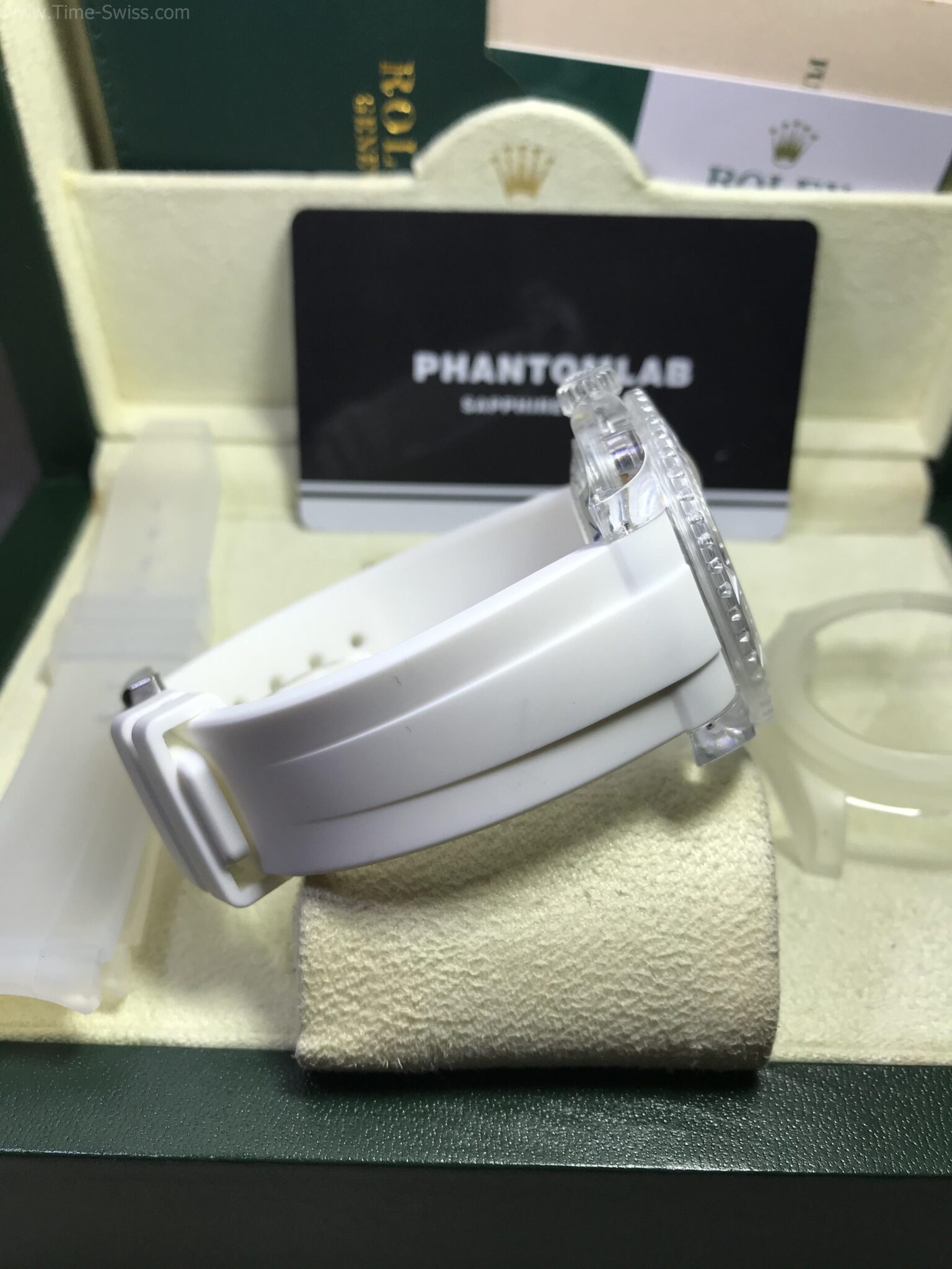 Rolex Phantomlab Crystal Black Dial 40mm Rubber GR Swiss | https://time ...