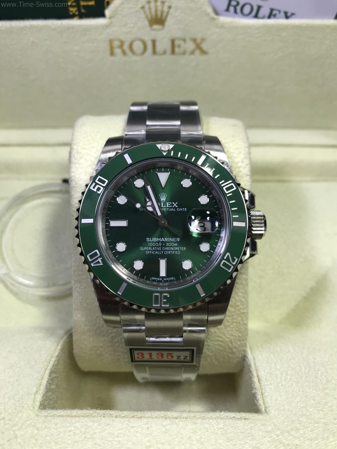 Rolex Submariner Ceramic Green Dial Hulk 41mm 3135 ZF Swiss | https ...
