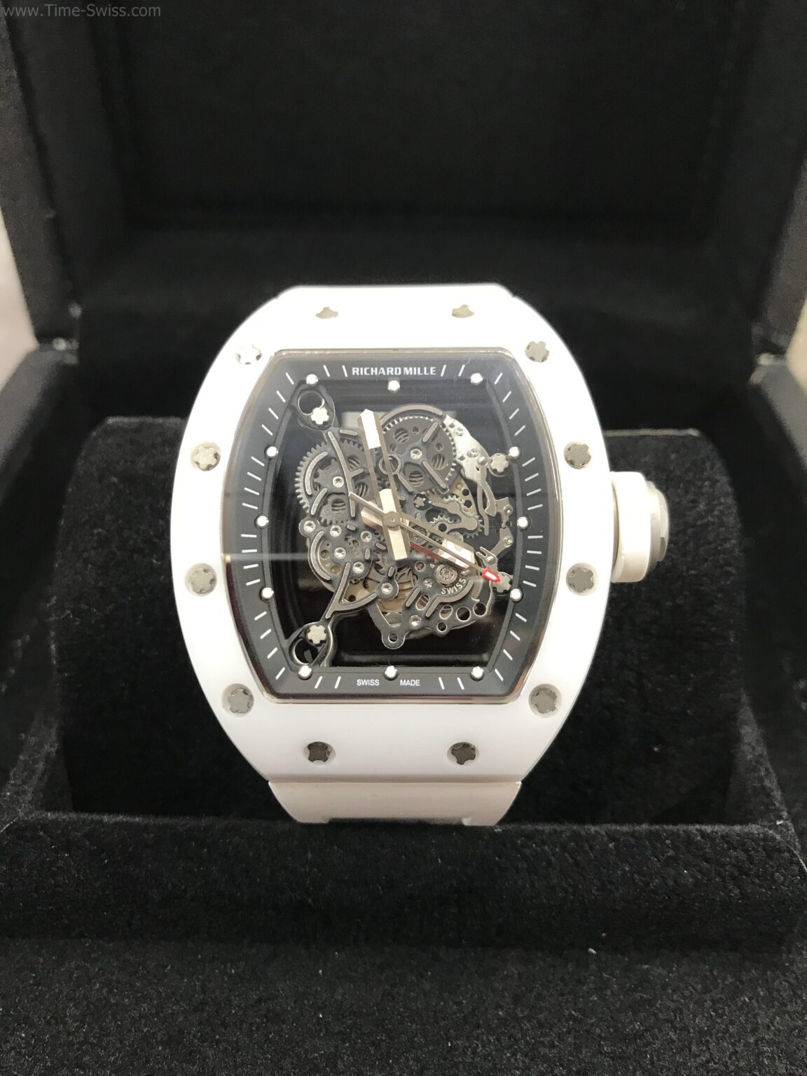Richard Mille RM055 Bubba Watson White Skeleton 42mm KV Swiss | https ...