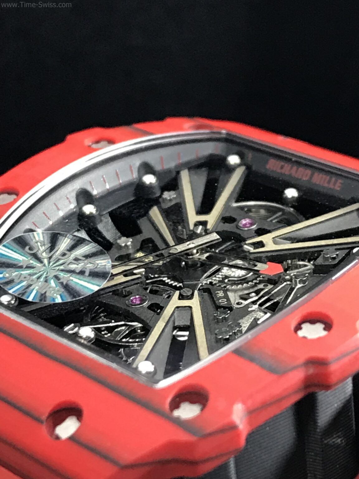 Richard Mille RM12-01 Carbon Red Tourbillion 40mm KV Swiss | https ...