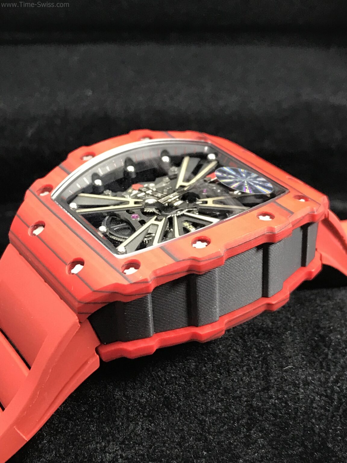Richard Mille RM12-01 Carbon Red Tourbillion 40mm KV Swiss | https ...